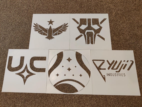 Starfield Faction Stencil Bundle | Etsy