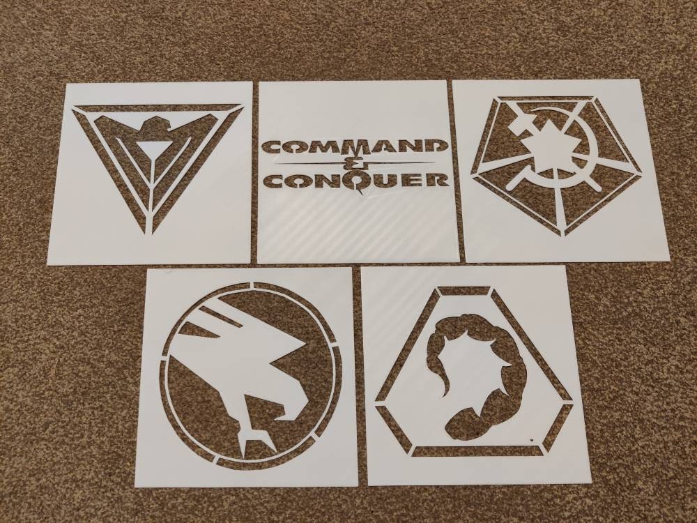 Command and Conquer Faction Stencil Bundle - Etsy
