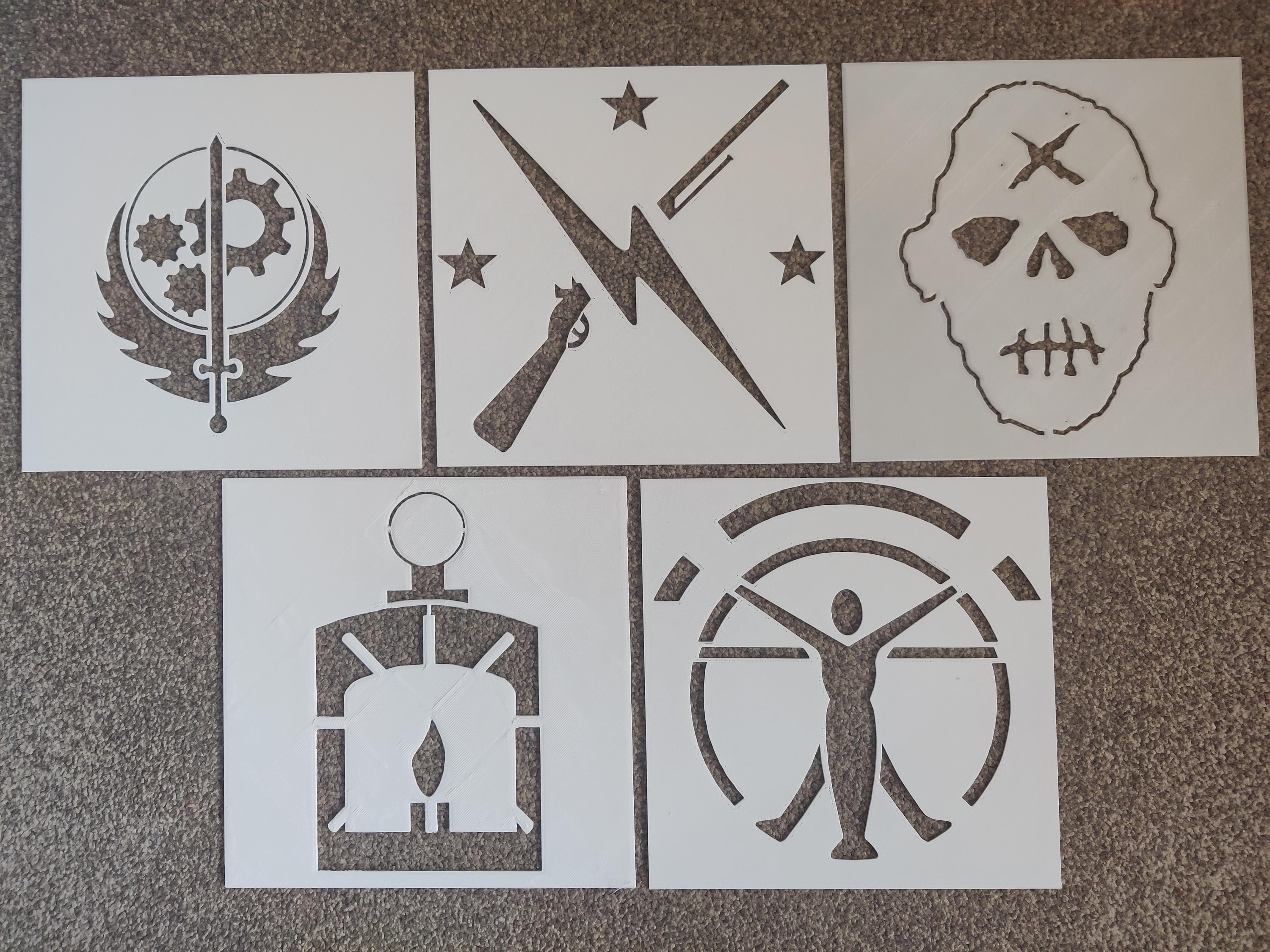Fallout 4 Faction Stencil Bundle - Etsy