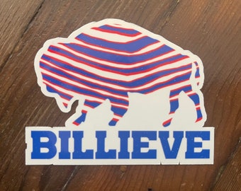 Buffalo Bills Zubaz Mafia Sticker - Etsy