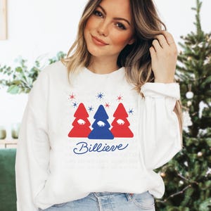 Billieve Buffalo Christmas Trees T-shirt or Sweatshirt - Etsy