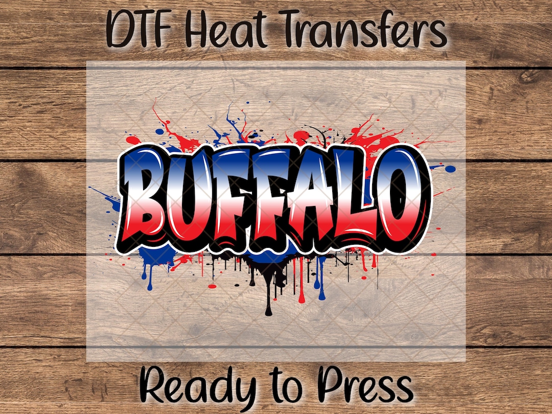 DTF Heat Transfer Buffalo Graffiti - Etsy