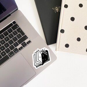 Books and Ladders Sticker Kindle Sticker Book Lover Sticker Book Nerd ...