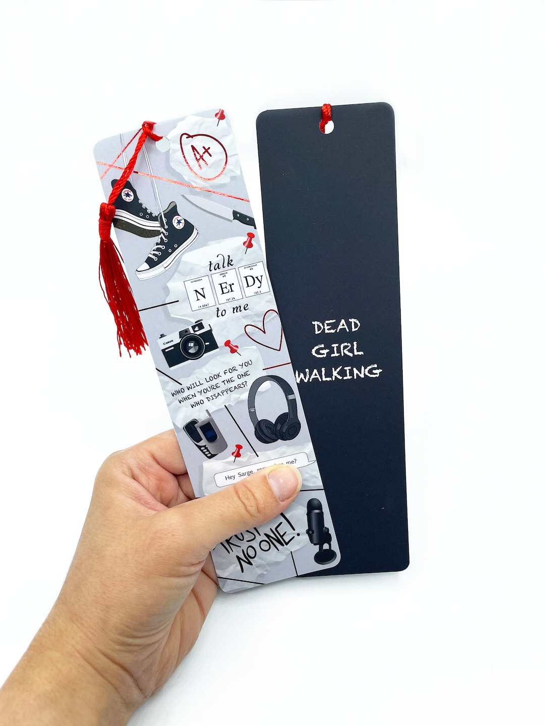 A Good Girls Guide to Murder Red Foiled Bookmark | AGGGTM Bookmark ...