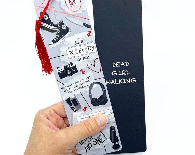 A Good Girls Guide to Murder Red Foiled Bookmark | AGGGTM Bookmark ...