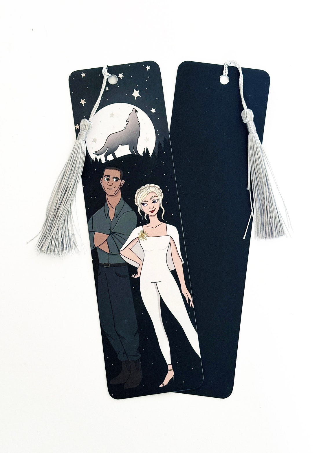 Vampire and Werewolf Silver Foiled Bookmark | Ali Hazelwood | Bride ...