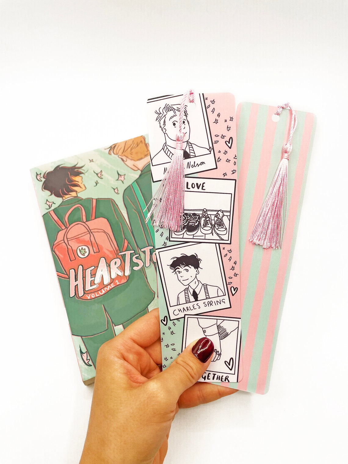 Heartstopper Inspired Bookmark Book Lover Book Worm Gift - Etsy UK
