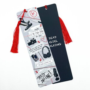 A Good Girls Guide to Murder Red Foiled Bookmark | AGGGTM Bookmark ...