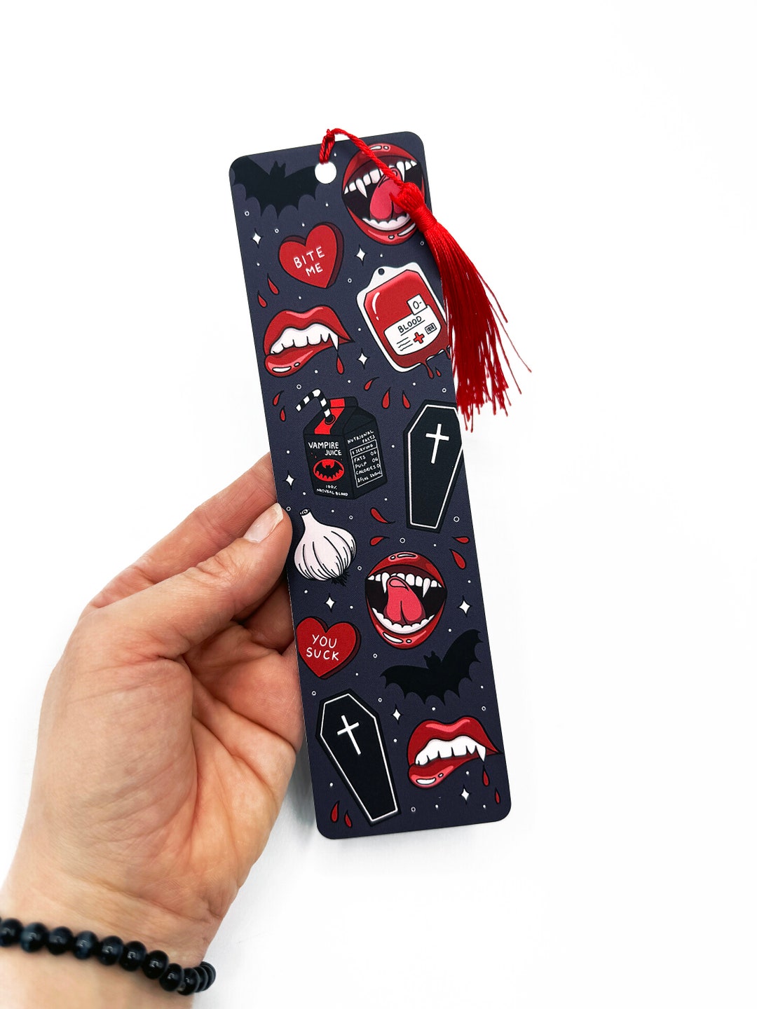 Vampire Lover Bookmark | Book Lover | Book Worm | Gift for Book Lover ...