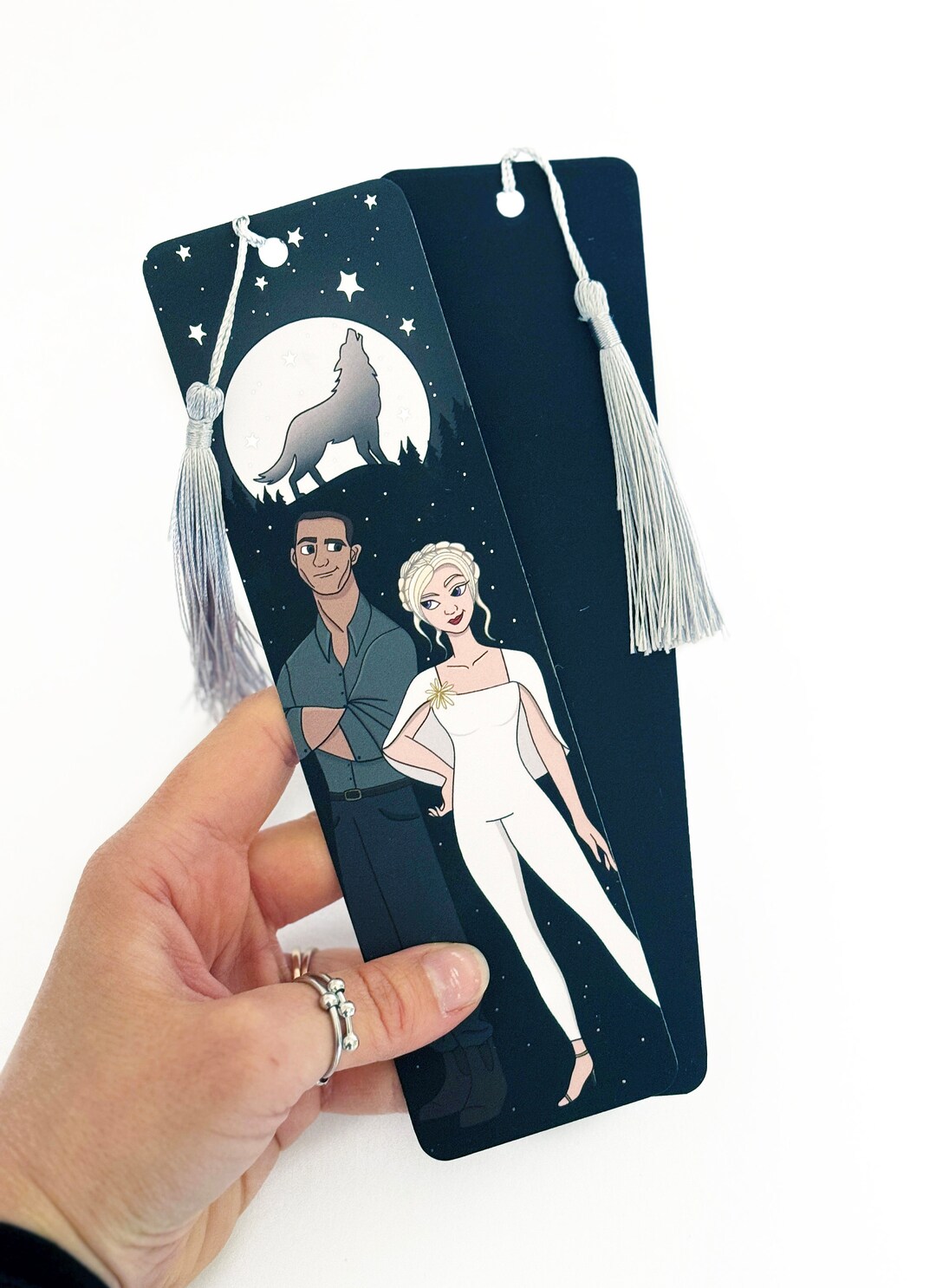 Vampire and Werewolf Silver Foiled Bookmark | Ali Hazelwood | Bride ...