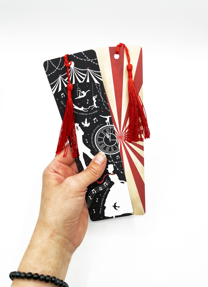 The Night Circus Inspired Bookmark Book Lover Book Worm - Etsy UK