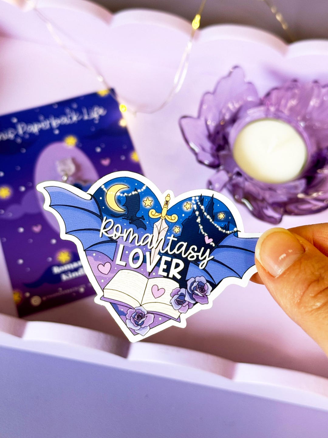Romantasy Lover Sticker | Fantasy Romance Sticker | Kindle Stickers ...