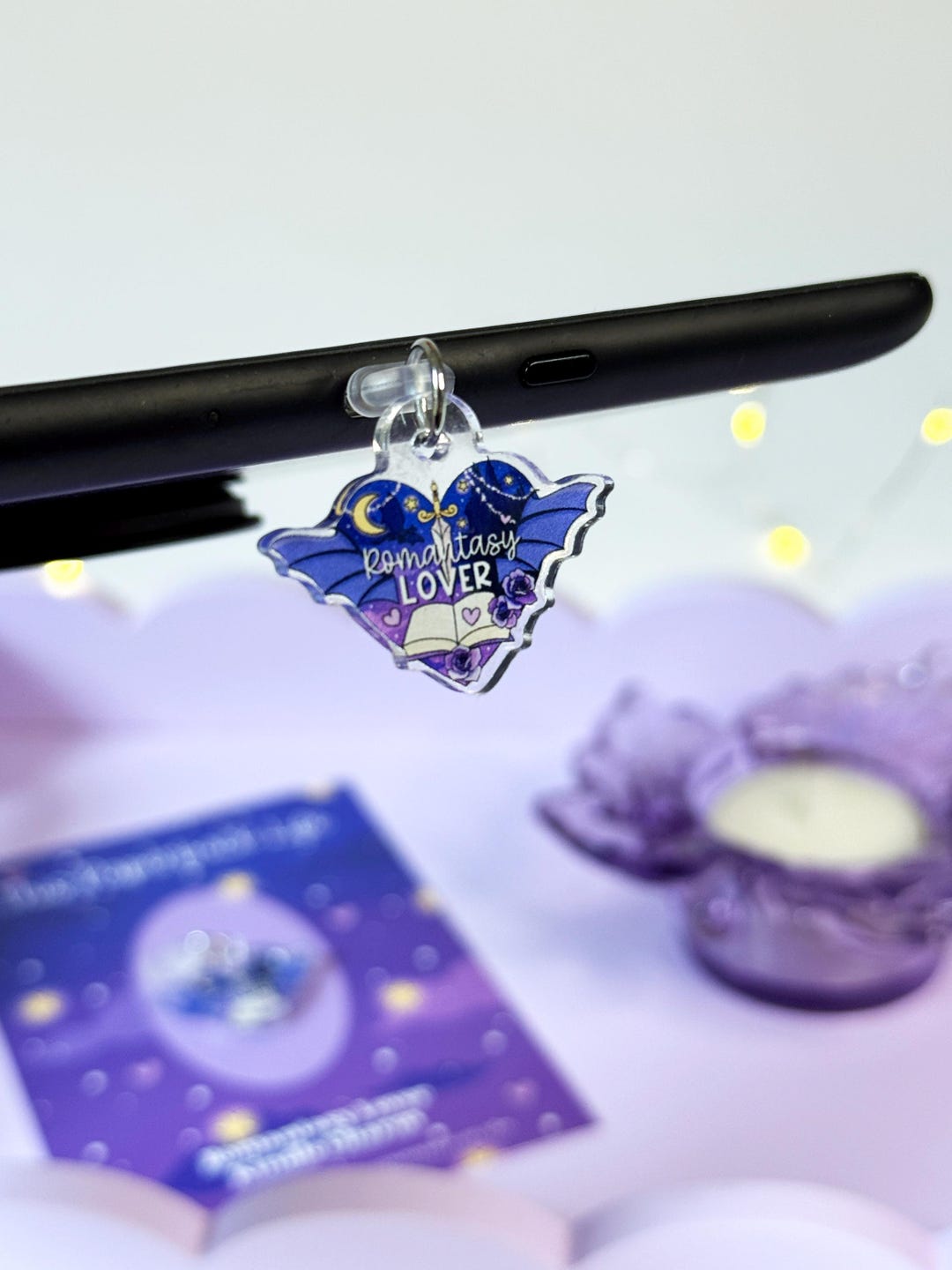 Romantasy Lover Kindle Charm | Kindle Accessories | E-reader Charm ...