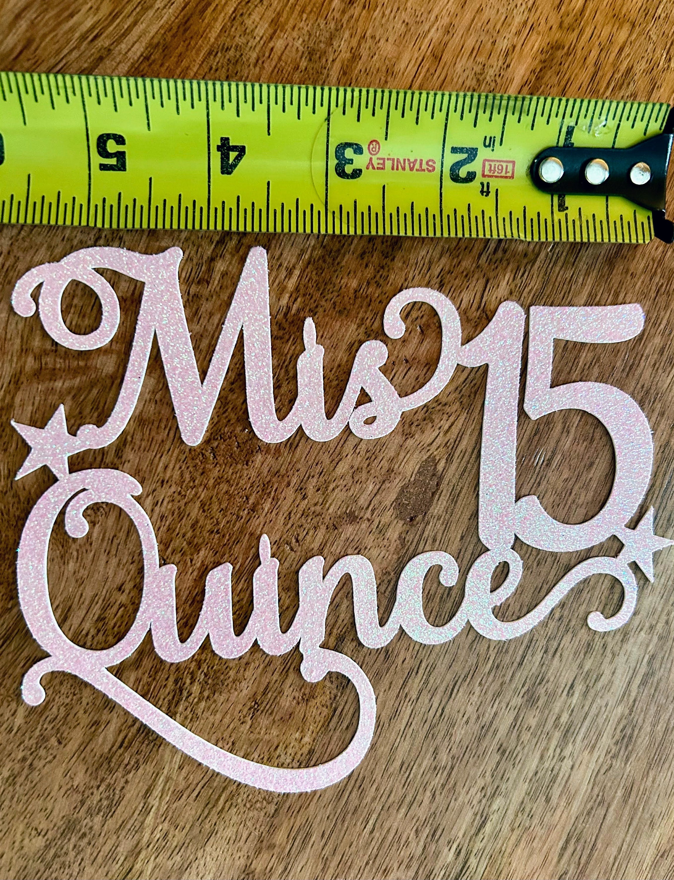 Mis Quince | Mis 15 Quince | Quinceañera Cake Topper - Etsy