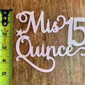 Mis Quince | Mis 15 Quince | Quinceañera Cake Topper - Etsy