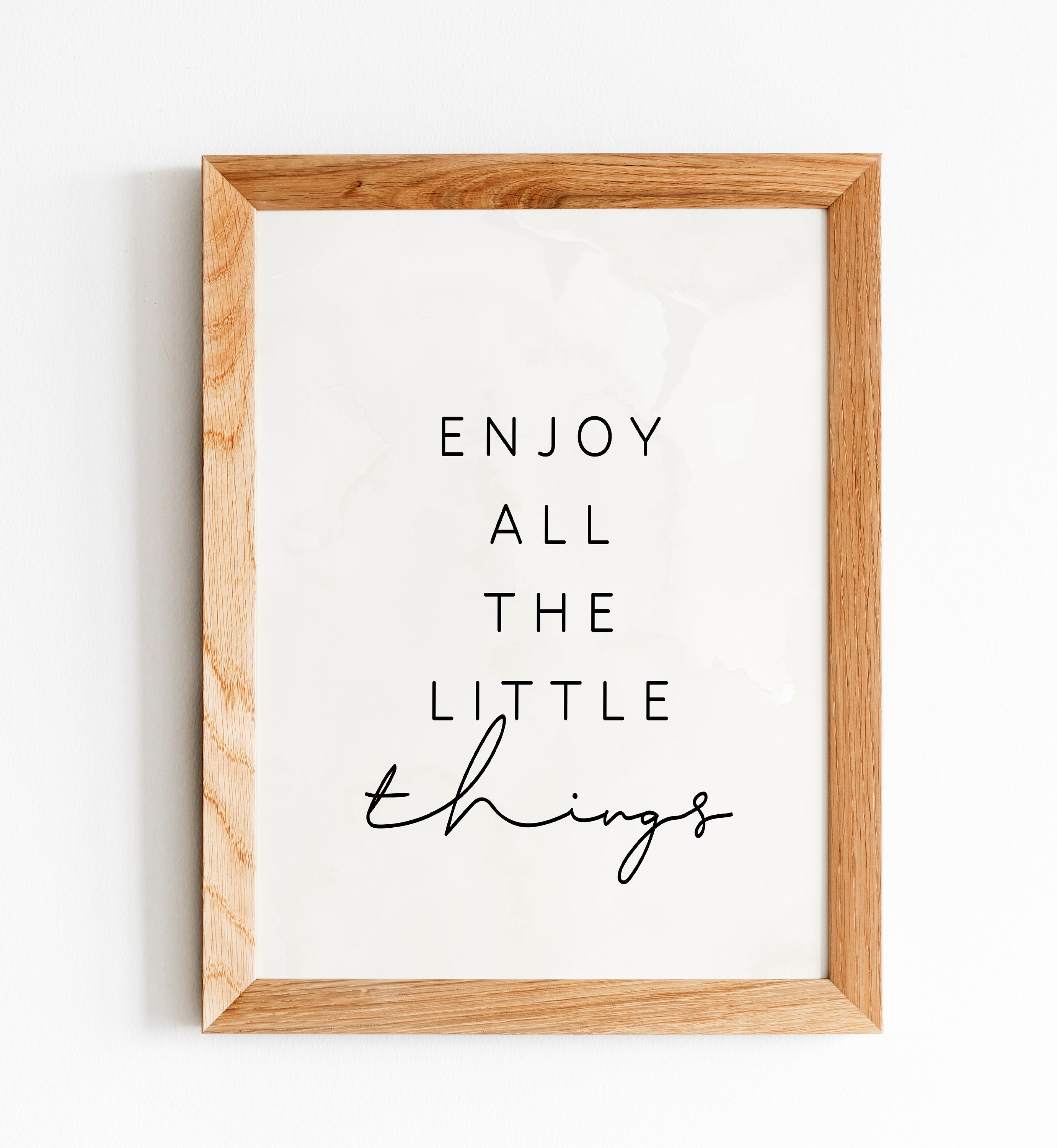 Enjoy All the Little Things Printable Wall Art - Etsy