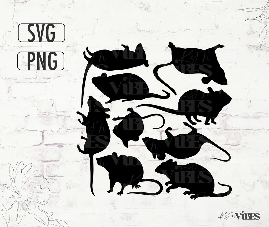 Mice SVG Png/halloween Micesvg/ Cute Halloween SVG/ Cricut - Etsy