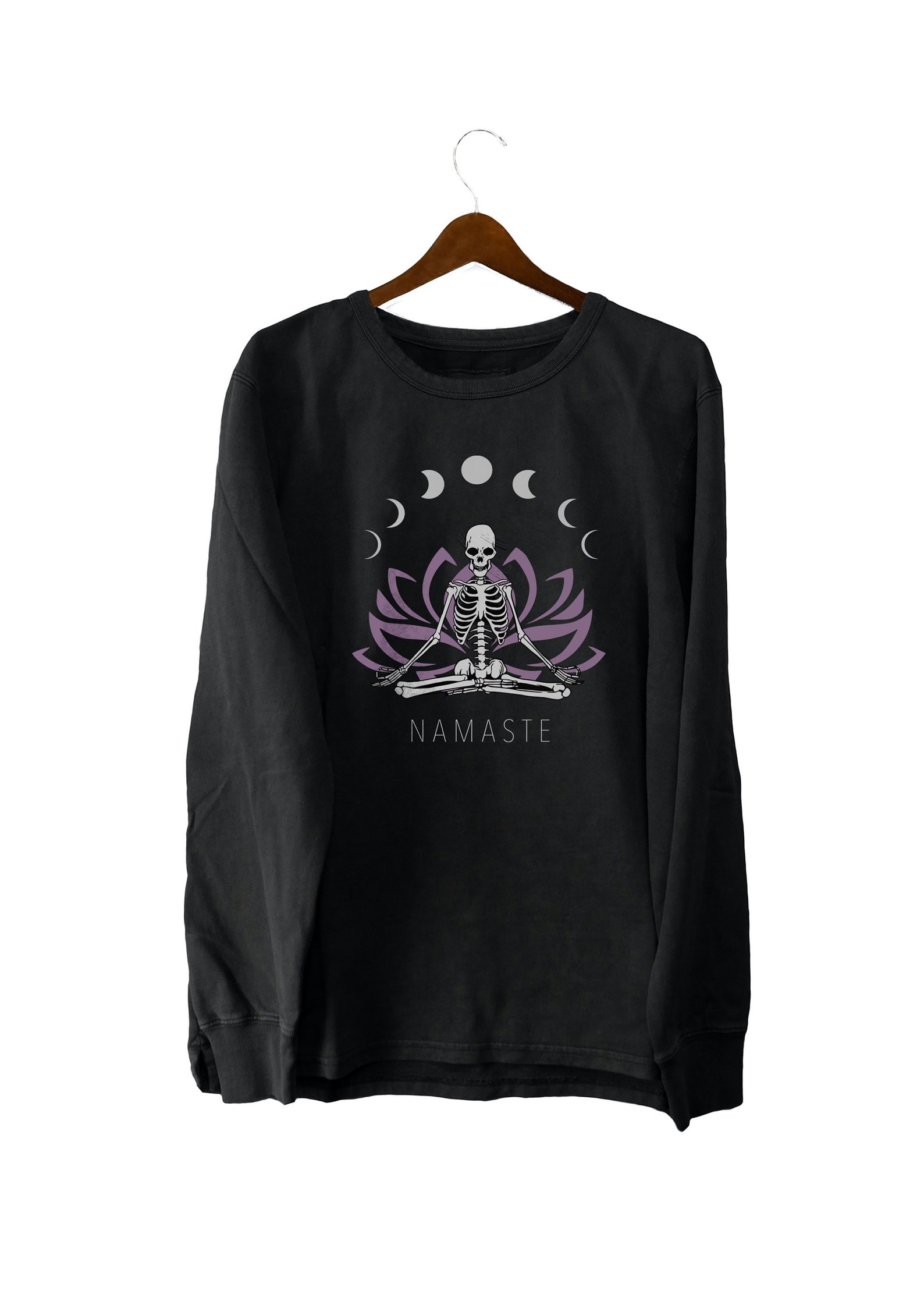Namaste Skeleton SVG PNG/ Yoga Skeleton SVG / Halloween Yoga/ Namaste ...
