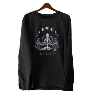 Namaste Skeleton SVG PNG/ Yoga Skeleton SVG / Halloween Yoga/ Namaste ...