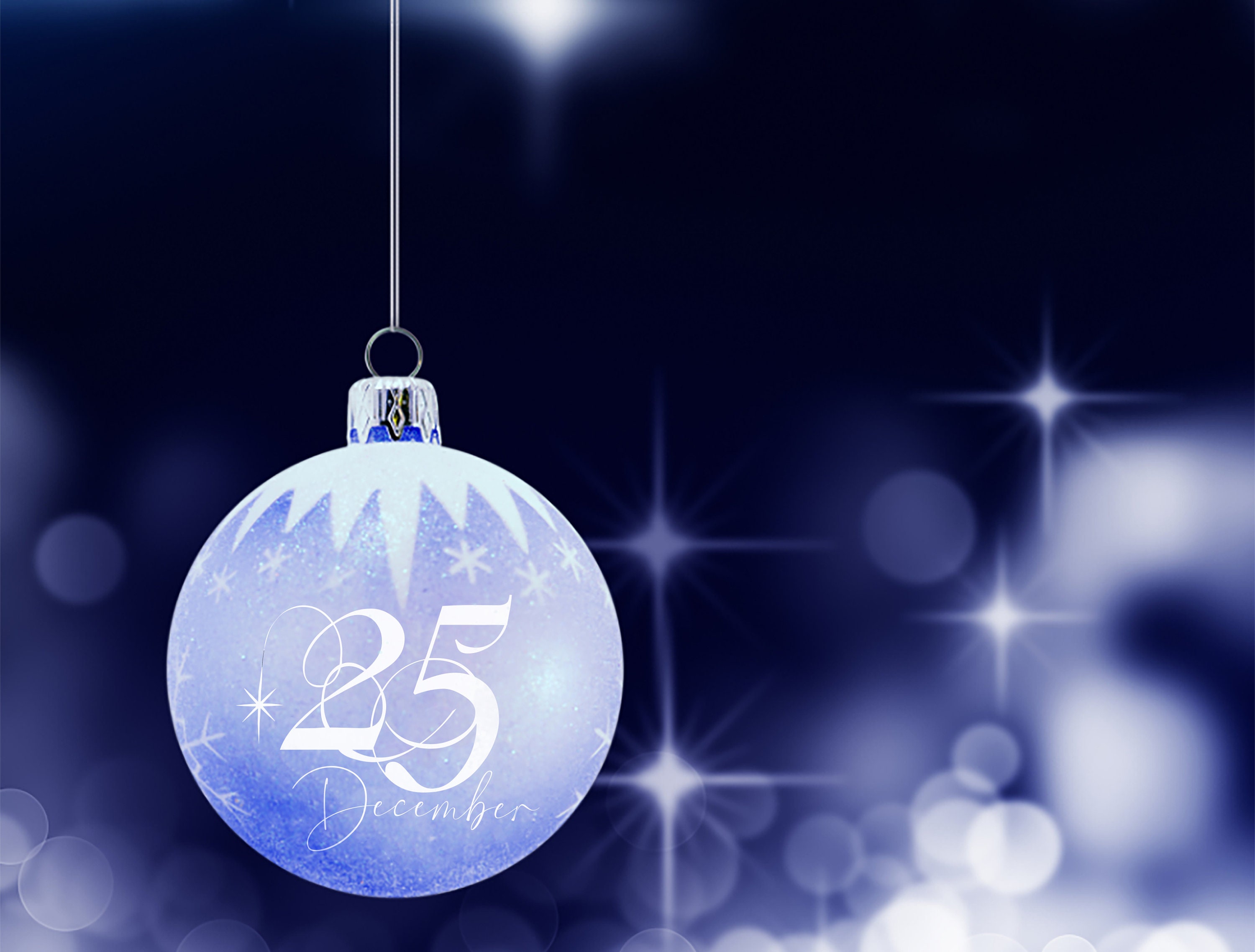 25 December SVG PNG/ Christmas 25 SVG/ Fancy Christmas Number ...