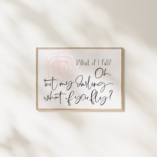 Oh but What If You Fly Print - Etsy