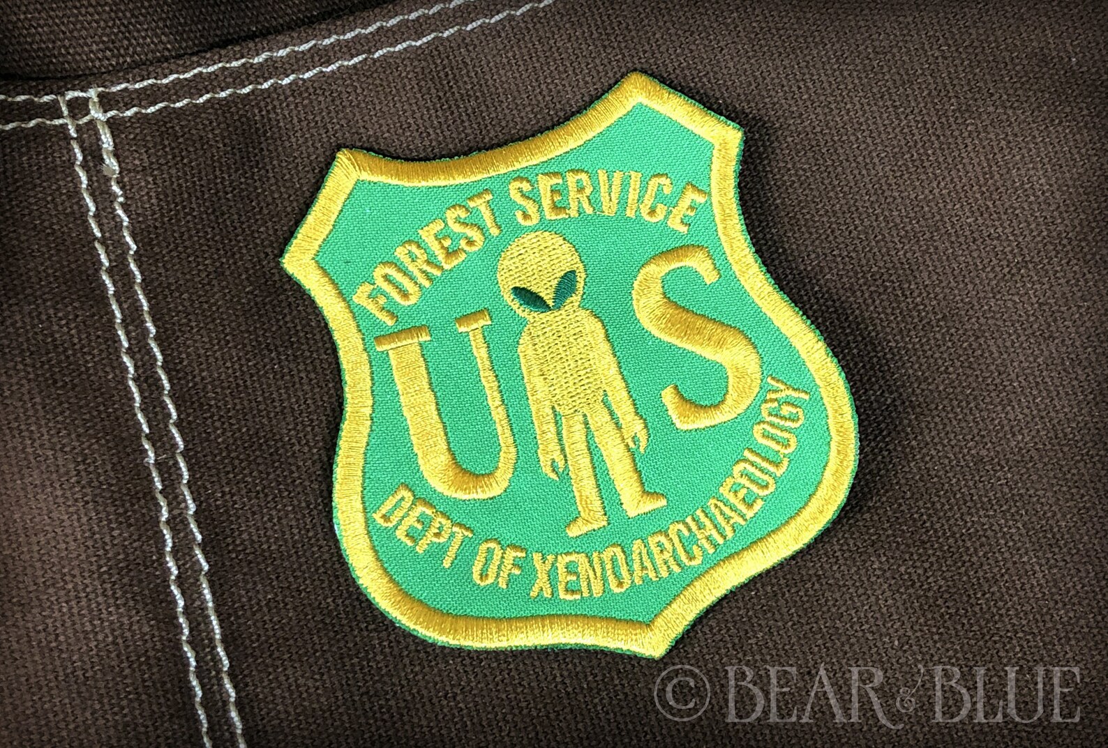 Embroidered Patch forest Service Department of - Etsy