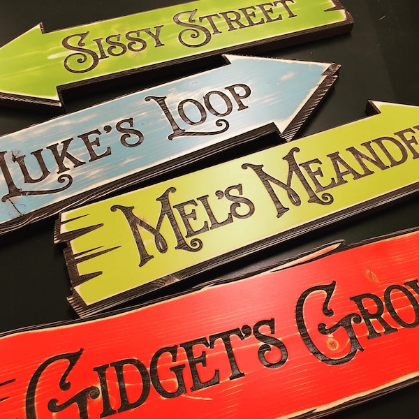 Direction Sign - Etsy