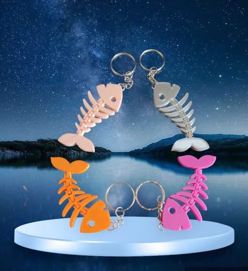 Modern Keychains - Etsy