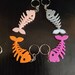 Modern Keychains - Etsy