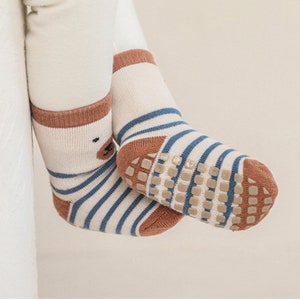 Winter Baby Boys Girls Socks Toddler Non Skid Anti-slip Floor Socks ...