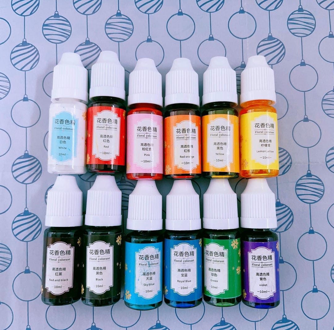Epoxy Resin Color Dye: Liquid Pigment in Squeeze Bottle (10ml) - Etsy