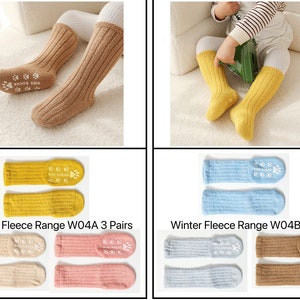 Winter Baby Boys Girls Socks Toddler Non Skid Anti-slip Floor Socks ...
