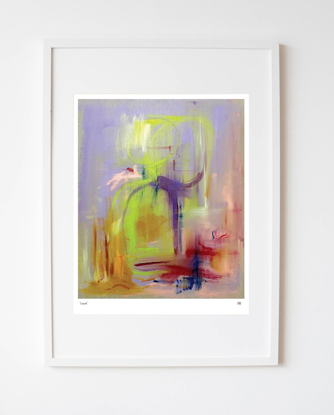 Land (abstract Art Print) - Etsy