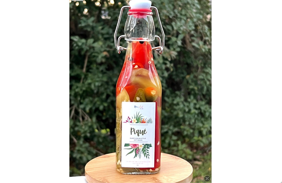 Puerto Rican Style Piqué - Nuyorican - Pique - Hot Sauce - Spicy ...