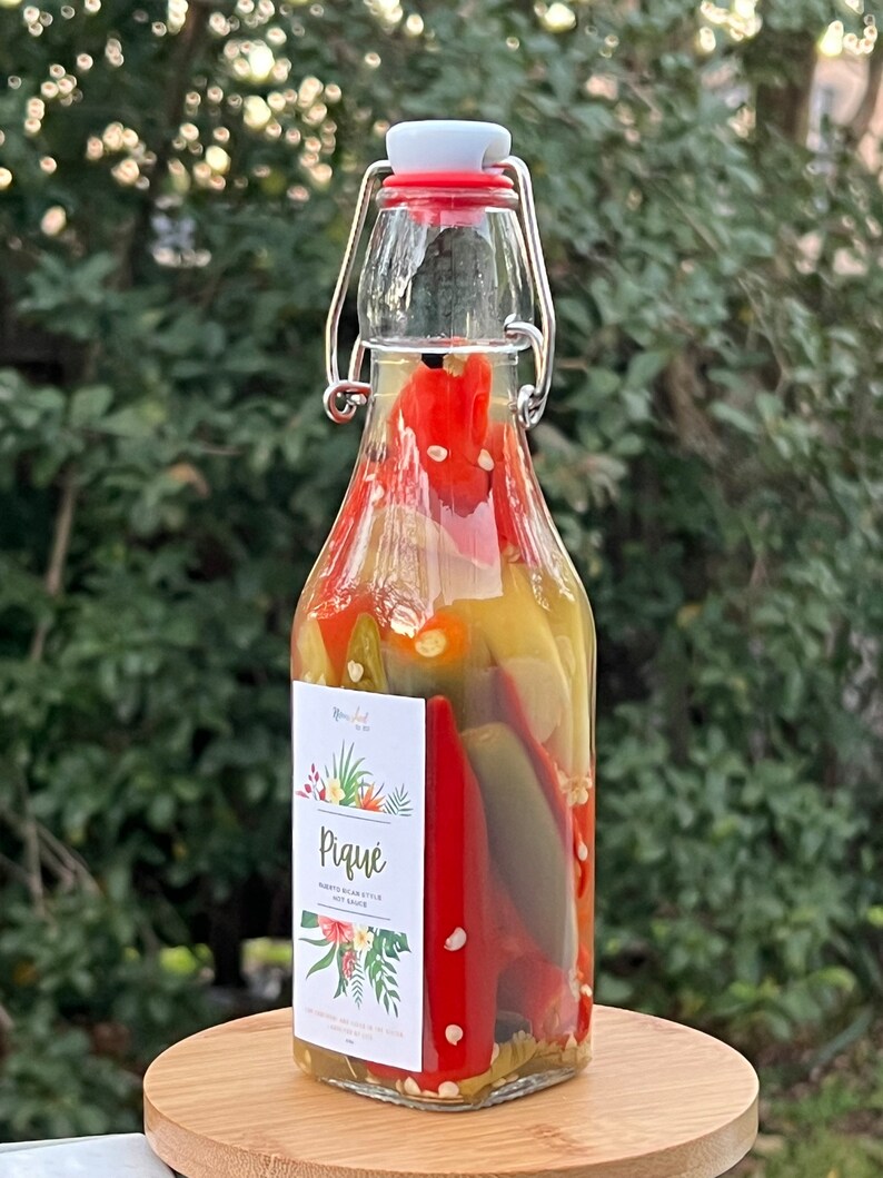 Puerto Rican Style Piqué - Nuyorican - Pique - Hot Sauce - Spicy ...