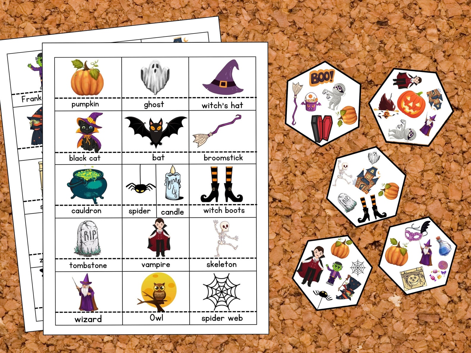 Halloween Spot It | Dobble Game - Fun and Educational! - Etsy