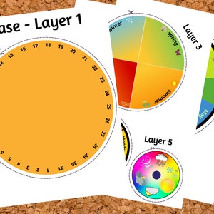 Interactive Spinning Wheel Calendar - Etsy