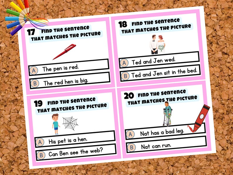 CVC Task Cards - Etsy