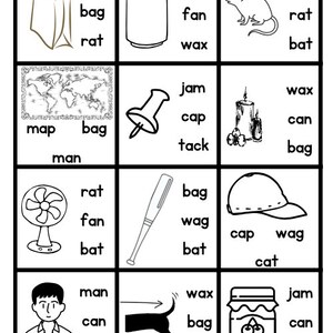 CVC Worksheets - Etsy