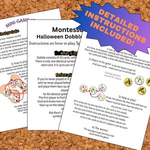 Halloween Spot It | Dobble Game - Fun and Educational! - Etsy