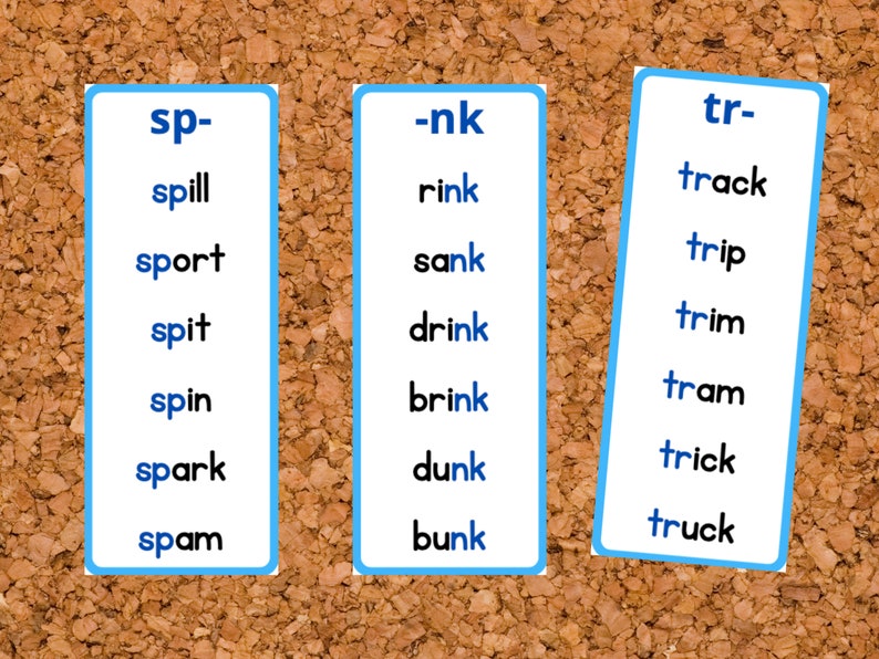 Blue Word List - Etsy