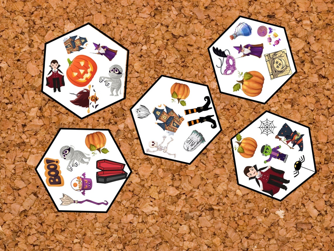 Halloween Spot It | Dobble Game - Fun and Educational! - Etsy