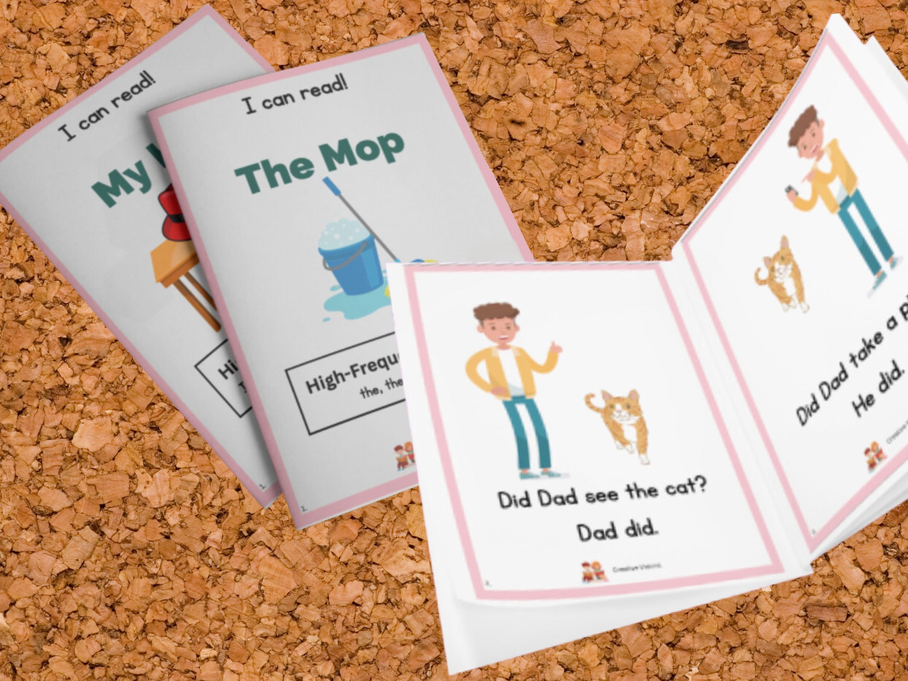 Pink Montessori Decodable Readers - Etsy