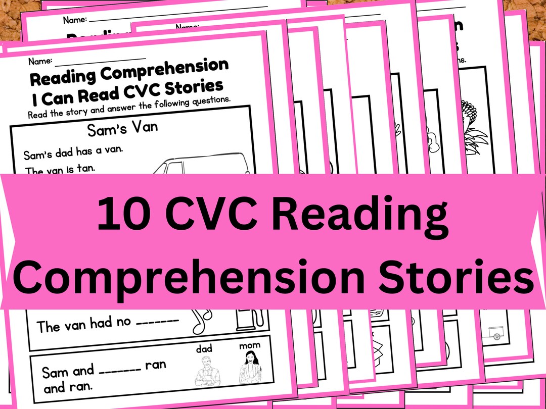 Montessori CVC Reading Comprehension - Etsy