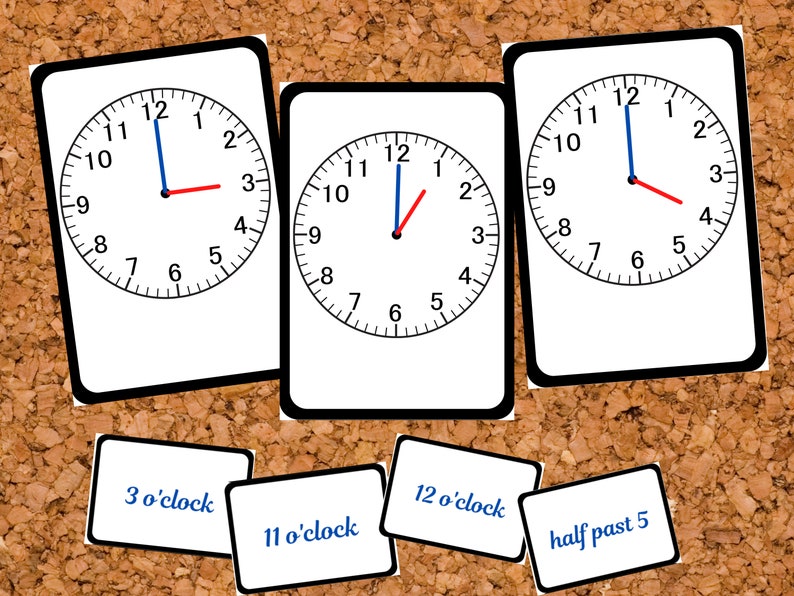 Learning to Tell Time - Etsy