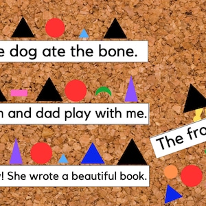 Montessori Grammar Symbols and Sentences Bundle - Etsy
