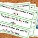 Montessori Green Sentence Strips - Etsy