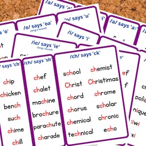 Montessori Grapheme Alternate Sounds Word Lists and Sorting Exercises ...