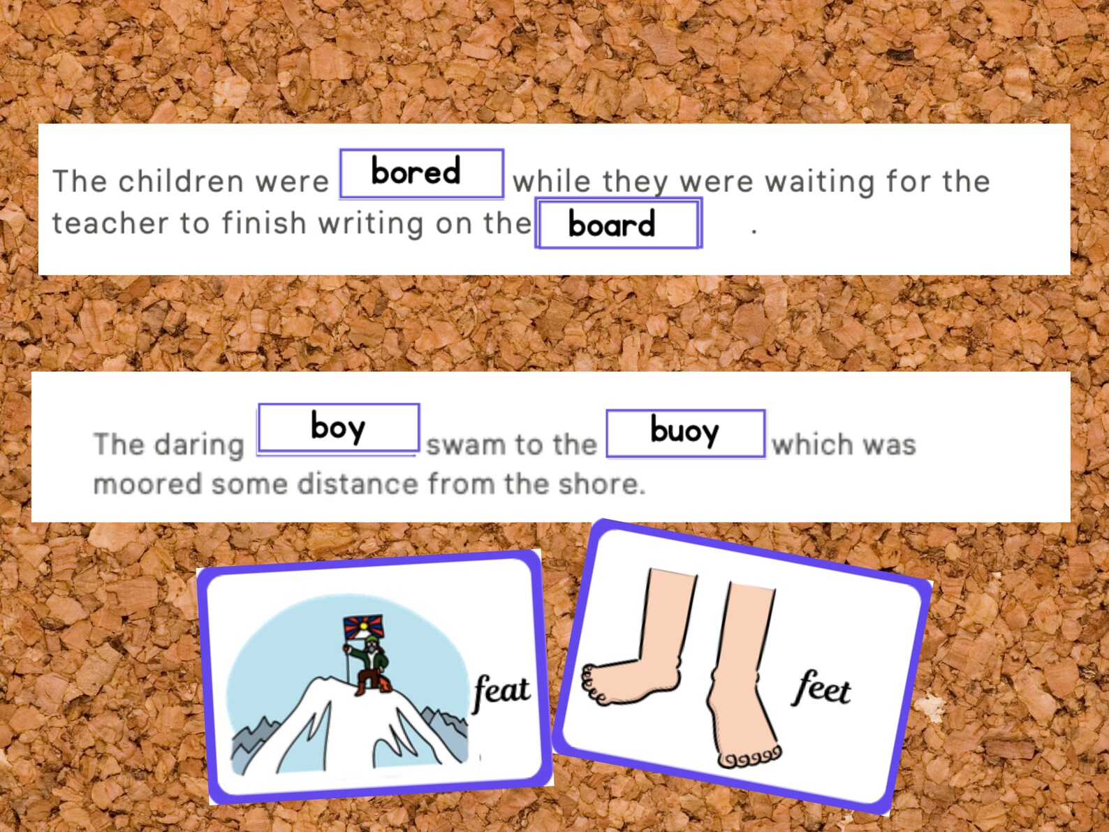 Homophones Flashcards and Worksheets - Etsy