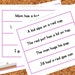 Montessori Sentence Strip and Picture Chart - Etsy